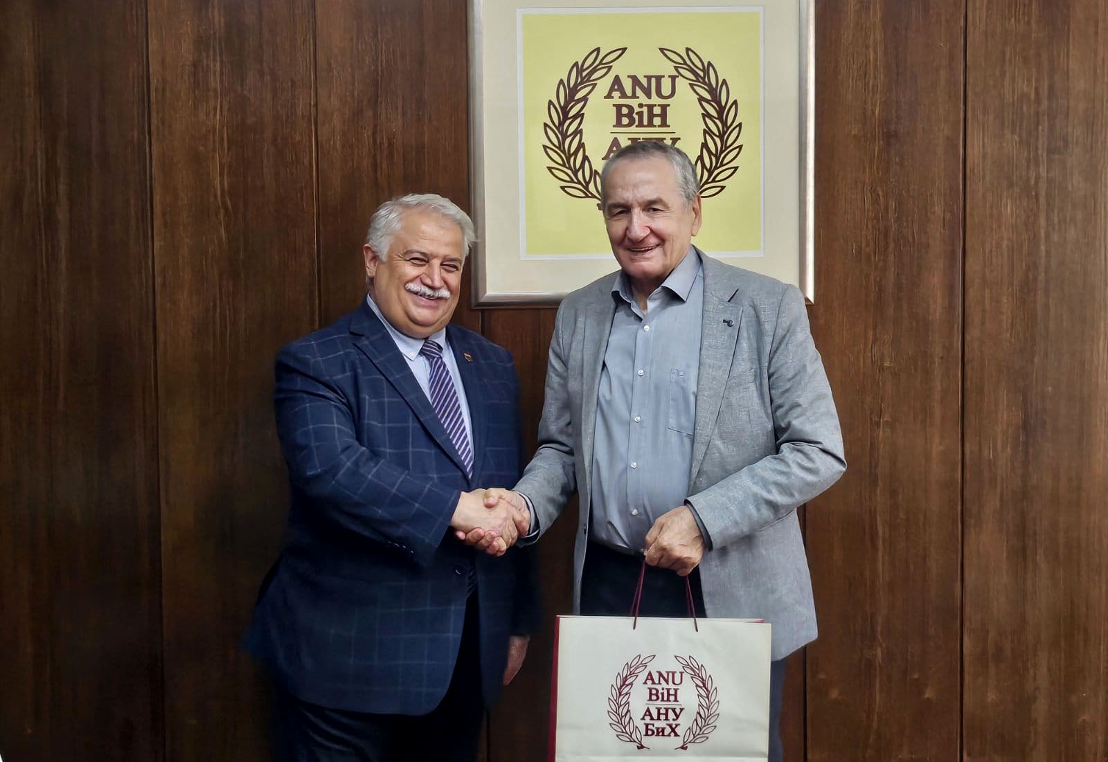 President Şeker Visits ANUBIH | Turkish Academy of Sciences