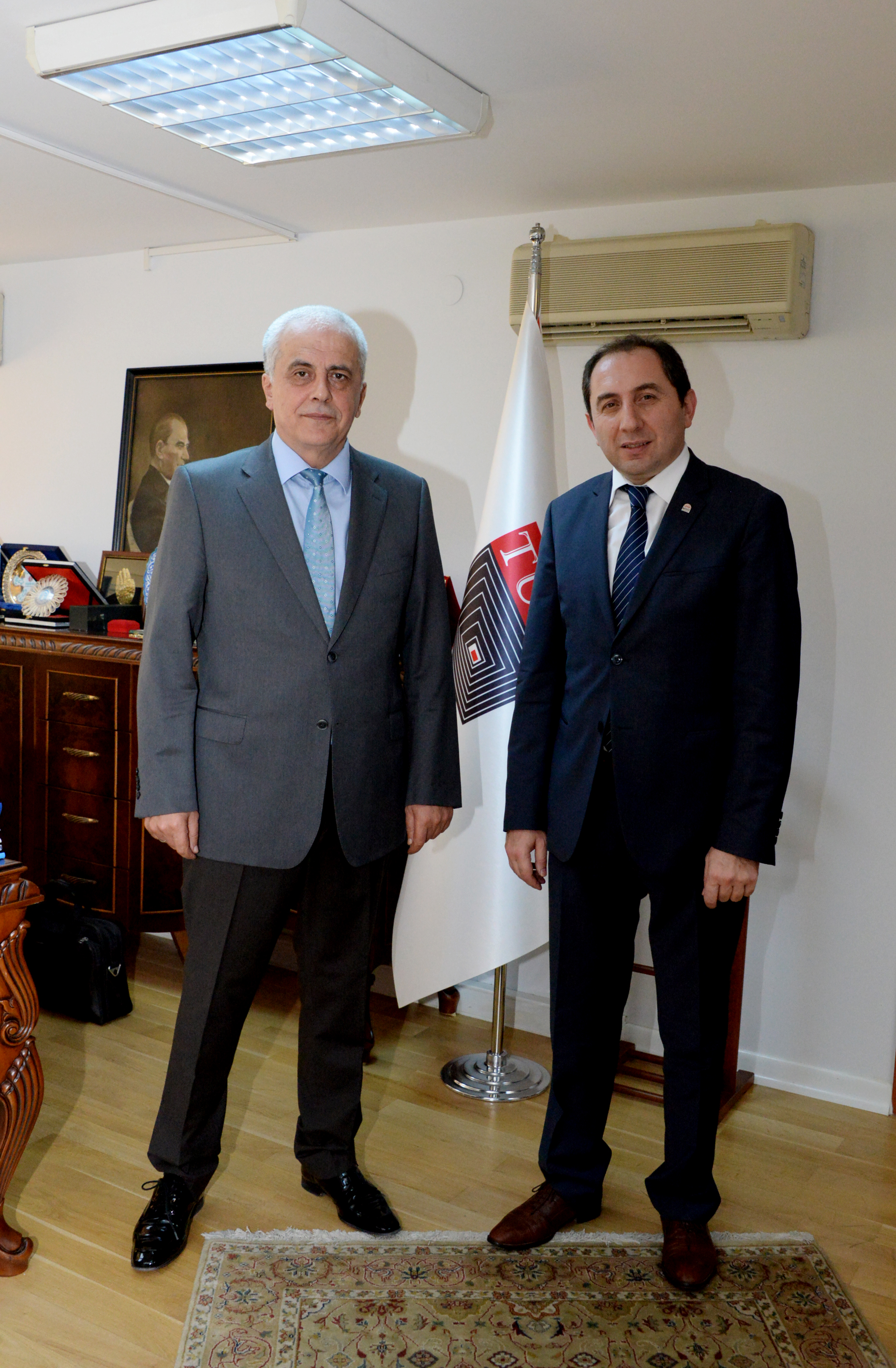 Hitit Üniversitesi Rektörü Prof. Dr. Reha Metin Alkan, TÜBA Başkanı ...